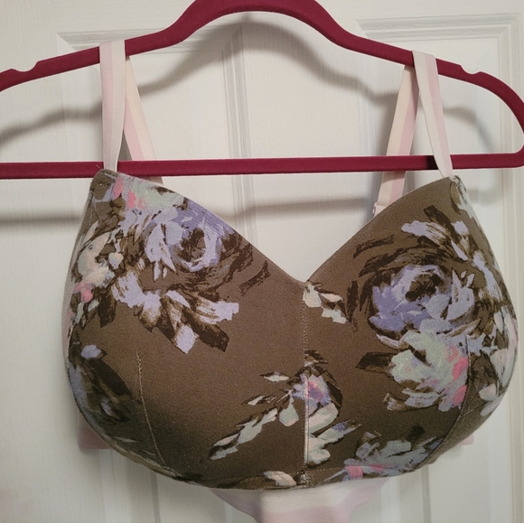 Cacique | Intimates & Sleepwear | Cacique Wireless Olive Green Floral ...